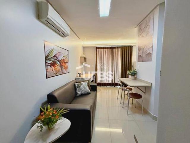 Flat à venda | 42,26 m² | Mobiliado e decorado | Ônix Bueno Residence | Setor Bueno – Goiânia