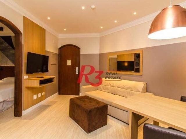 Flat à venda, 50 m² por R$ 480.000,00 Gonzaga Santos/SP