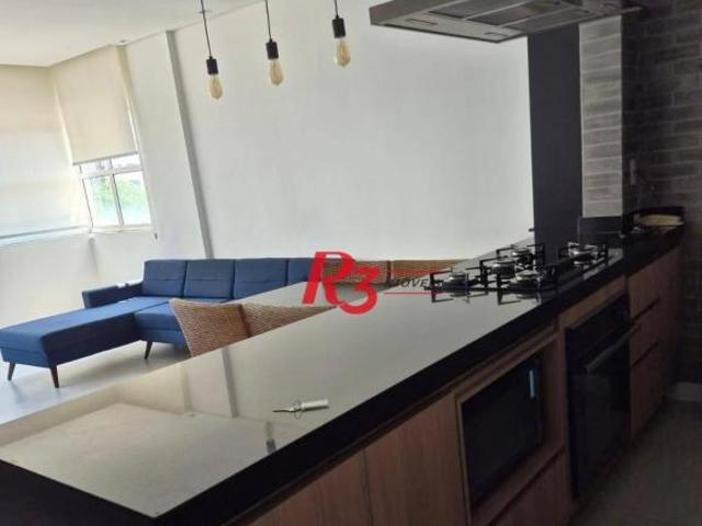 Flat à venda, 70 m² por R$ 690.000,00 Gonzaga Santos/SP