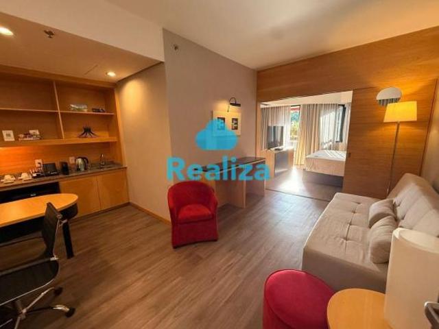 FLAT À VENDA GOLDEN TULIP BRASÍLIA ALVORADA VARANDA POENTE E POOL HOTELEIRO SHTN