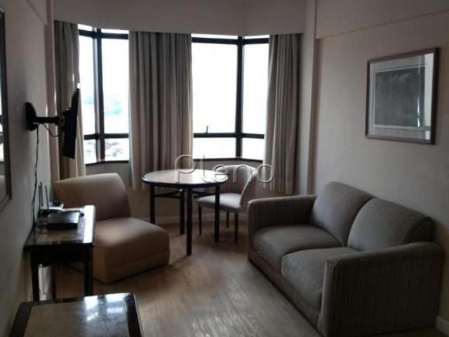 Flat à venda em Campinas, Centro, com 1 quarto, com 45 m², L’Hirondelle Flat