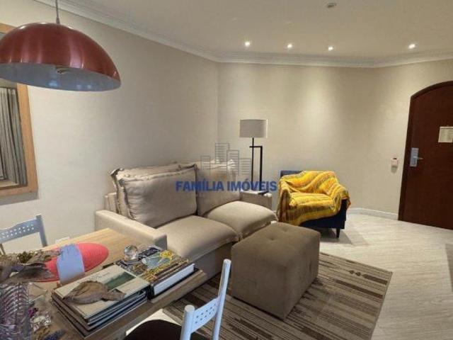Flat à venda mobiliado com 1 quarto no bairro Gonzaga Santos/SP