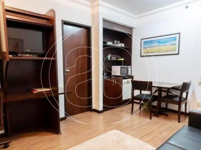 FLAT À VENDA MOEMA INDIOS MOBILIADO 34M², 1 DORMITÓRIO ESPAÇOSO, 1 VAGA