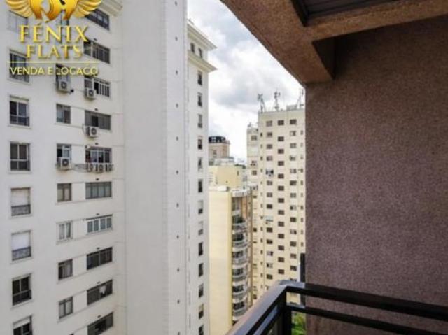 Flat à venda no coração dos Jardins! 45m² 1 dormitório 1 vaga London Class Suítes