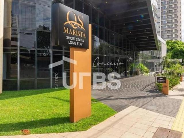 Flat à venda no QS Marista Stay e Hotel, investimento compacto, alta rentabilidade e localização imb