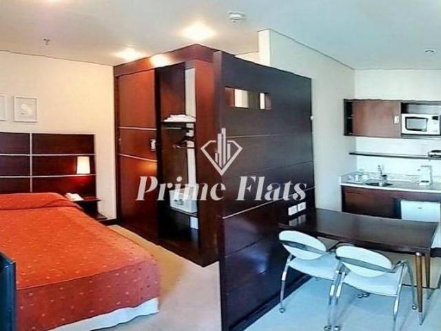 Flat à venda no Transamérica Executive Chácara Santo Antônio, com 28m², 1 dormitório e 1 vaga