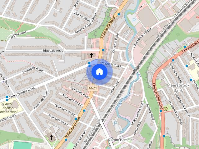 Flat above 745 Abbeydale Road Sheffield S7 2BG