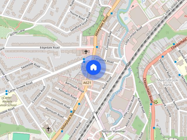 Flat above 745 Abbeydale Road Sheffield S7 2BG