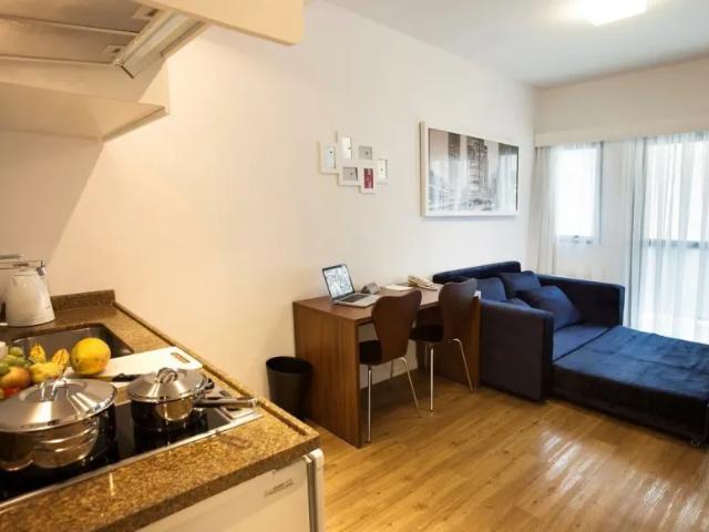 Flat Adágio Itaim 33m² 1 dormitório 1 vaga para locação com entrada imediata