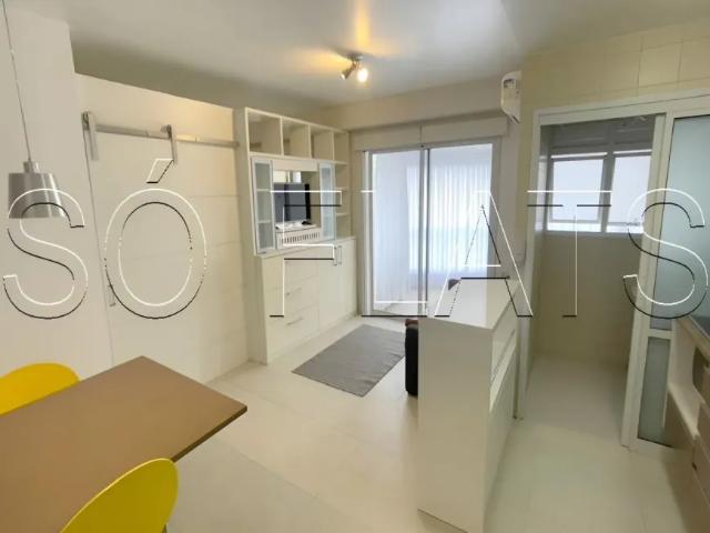 Flat alto padrão disponível para locação, com uma área de lazer incrível, próx a Marginal Pinheiros
