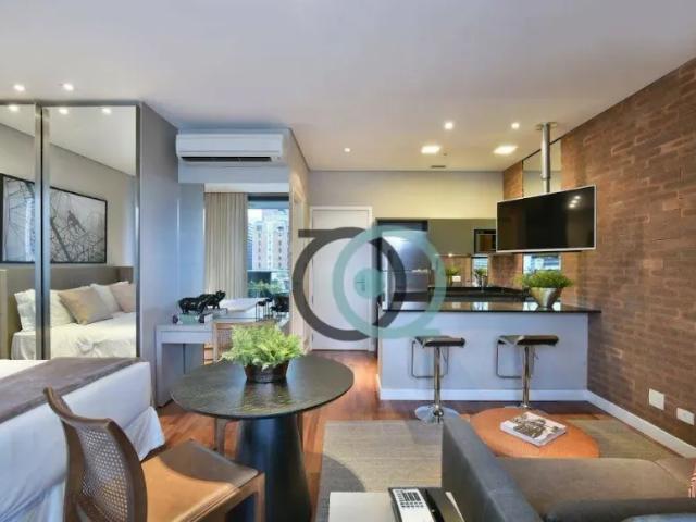 Flat com 1 dormitório, 42 m² venda por R$ 1.180.000,00 ou aluguel por R$ 8.010,00/mês Vila Olímp