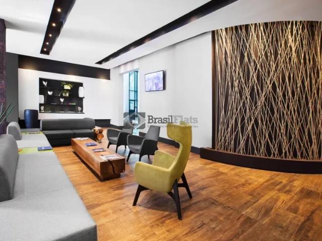 Flat com 1 dormitório para alugar, 26 m² por R$ 5.000/mês Moema São Paulo/SP