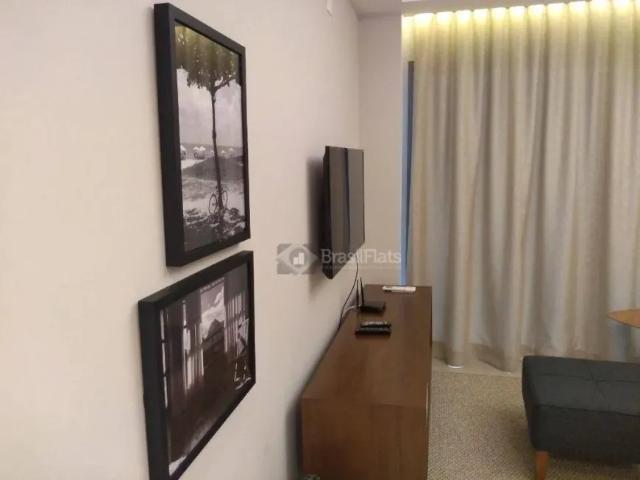 Flat com 1 dormitório para alugar, 40 m² por R$ 5.200,00/mês Brooklin Paulista São Paulo/SP