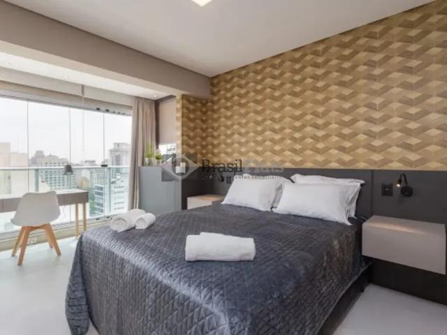 Flat com 1 dormitório para alugar, 45 m² por R$ 5.452/mês Bela Vista São Paulo/SP