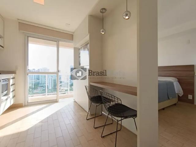 Flat com 1 dormitório para alugar, 50 m² por R$ 5.100/mês Brooklin Paulista São Paulo/SP