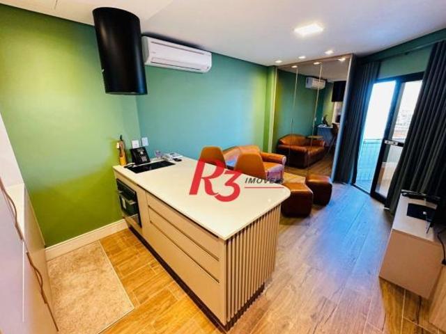 Flat com 1 dormitório, 43 m² venda por R$ 780.000,00 ou aluguel por R$ 7.500,02/mês Boqueirão
