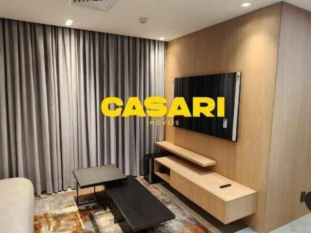 Flat com 1 dormitório à venda, 44 m² Centro Santo André/SP
