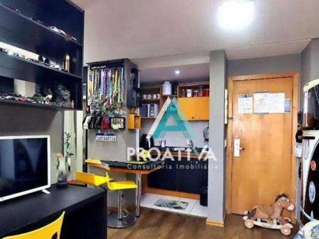 Flat com 1 dormitório à venda, 44 m² por R$ 270.000,09 Centro Santo André/SP