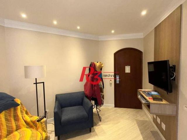 Flat com 1 dormitório à venda, 44 m² por R$ 450.000,00 Gonzaga Santos/SP