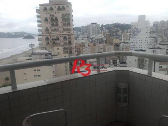 Flat com 1 dormitório à venda, 45 m² por R$ 515.000,00 Boqueirão Santos/SP