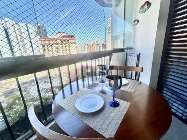 Flat com 1 dormitório à venda, 45 m² por R$ 520.000,00 Gonzaga Santos/SP