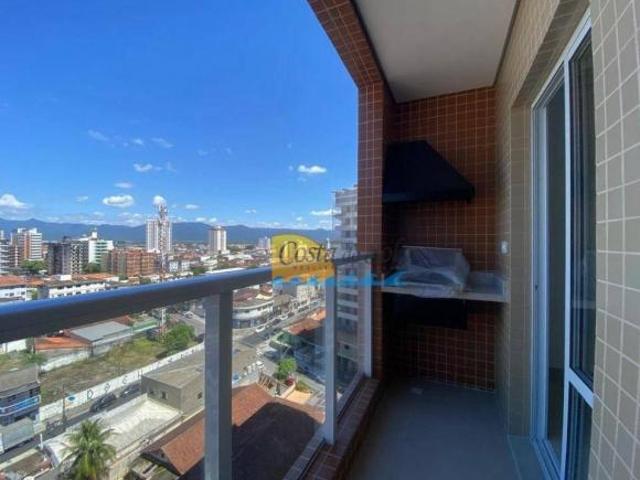 Flat com 1 dormitório à venda, 46 m² por R$ 350.000,00 Boqueirão Praia Grande/SP