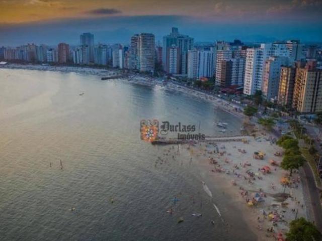 Flat com 1 dormitório à venda, 50 m² por R$ 180.000,00 Centro São Vicente/SP