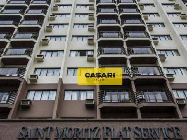 Flat com 1 dormitório à venda, 52 m² Centro São Bernardo do Campo/SP