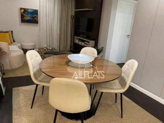 Flat com 1 quarto 54 m² Brooklin São Paulo/SP
