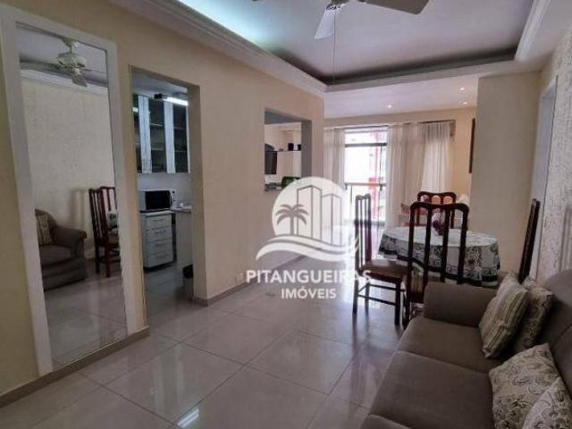 Flat com 1 dormitório à venda, 65 m² Pitangueiras Guarujá/SP