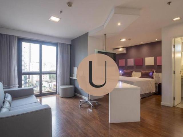Flat com 1 dormitório à venda, 33 m² no coração do Paraíso