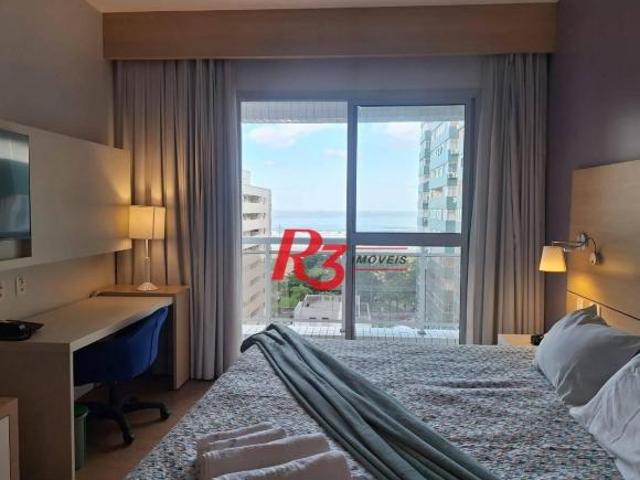 Flat com 1 dormitório à venda, 31 m² por R$ 360.000,00 Gonzaga Santos/SP