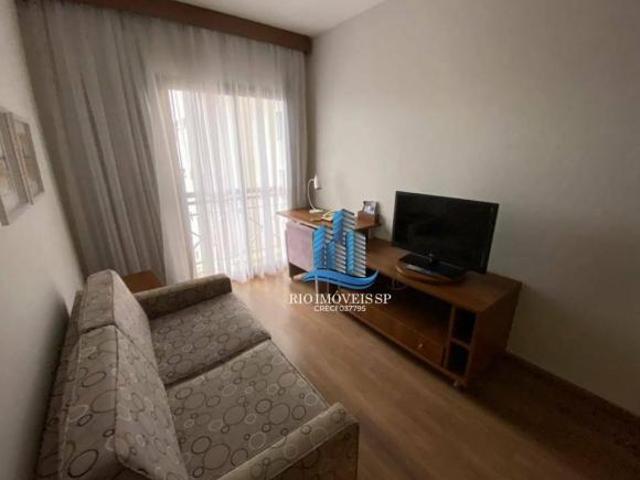 Flat com 1 dormitório à venda, 37 m² por R$ 320.000,00 Barcelona São Caetano do Sul/SP