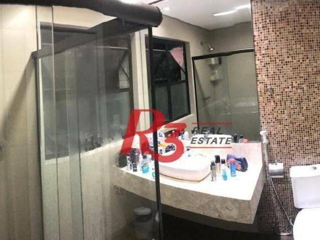 Flat com 1 dormitório à venda, 36 m² por R$ 266.000,00 Centro São Vicente/SP