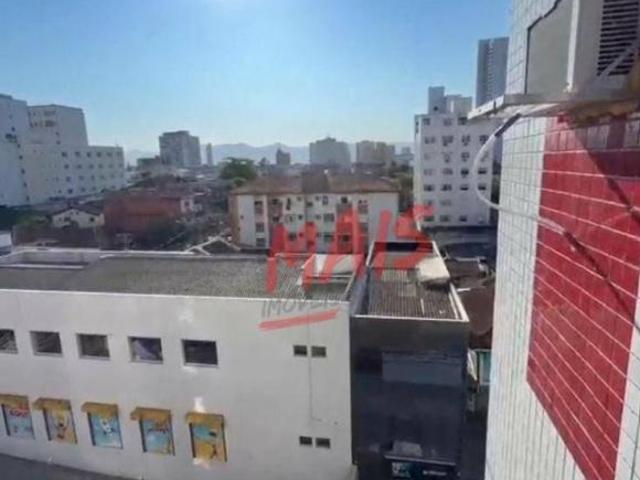 Flat com 1 dormitório à venda, 36 m² por R$ 180.000,00 Centro São Vicente/SP