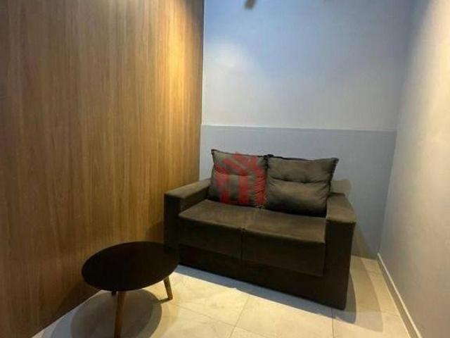 Flat com 1 dormitório à venda, 38 m² por R$ 179.000,00 Centro São Vicente/SP