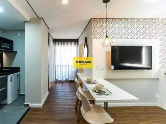 Flat com 1 dormitório em Jardim Bela Vista, Santo André – Conforto e praticidade