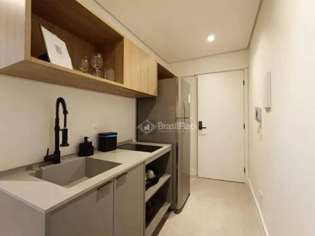 Flat com 1 dormitório para alugar, 31 m² por R$ 5.400,00/mês Pinheiros São Paulo/SP