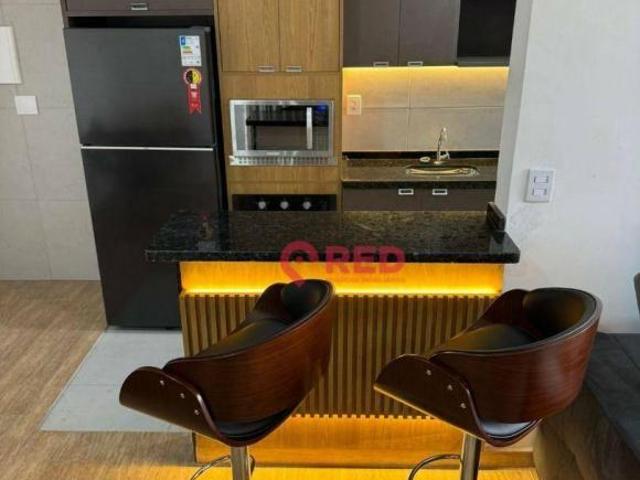 Flat com 1 quarto 47 m² venda por R$ 460.000 ou aluguel por R$ 3.500/mês Condomínio Red Soroca