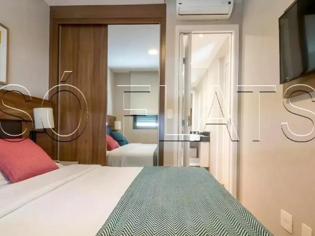Flat com 1 Quarto para alugar, 40m² Brooklin