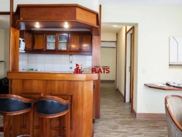 Flat com 1 Quarto para alugar, 40m² Itaim Bibi