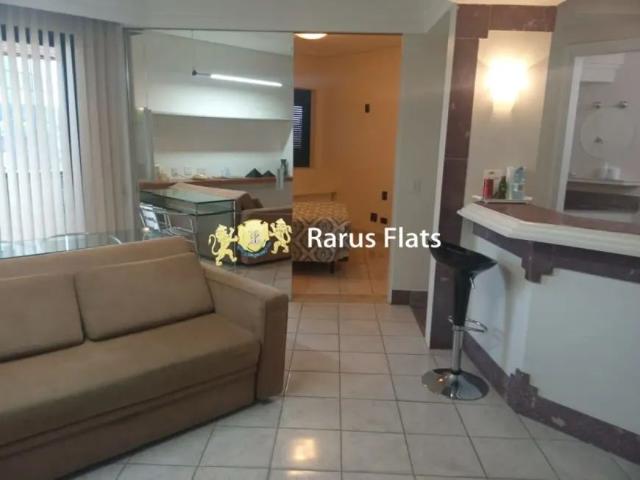 Flat com 1 Quarto para alugar, 40m² Itaim Bibi