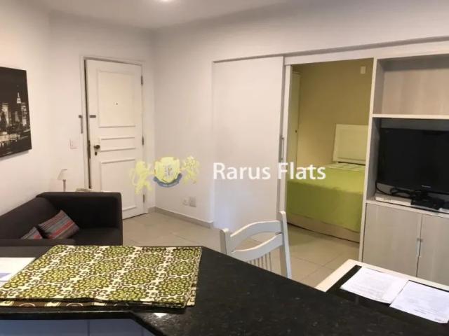 Flat com 1 Quarto para alugar, 40m² Itaim Bibi