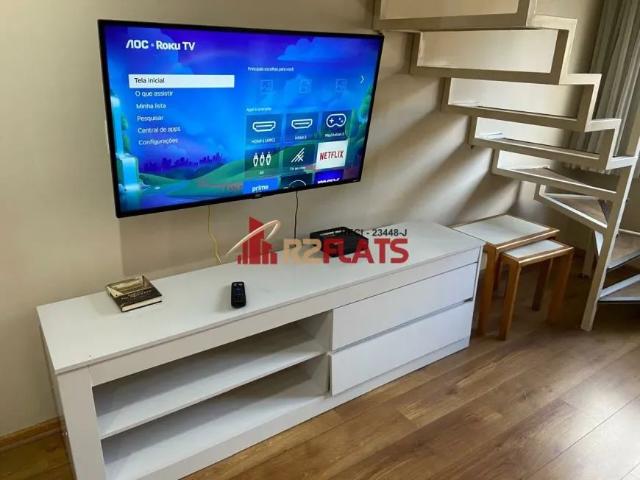Flat com 1 Quarto para alugar, 40m² Moema
