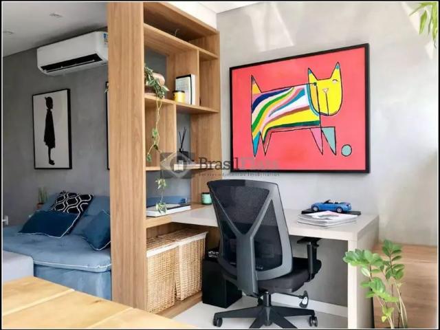 Flat com 1 Quarto para alugar, 42m² Brooklin