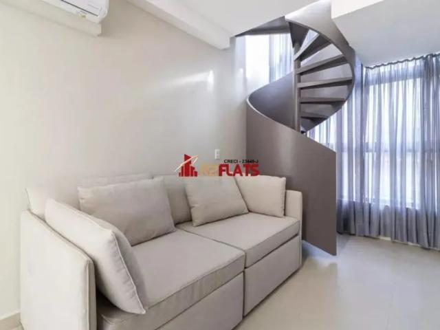 Flat com 1 Quarto para alugar, 46m² Itaim Bibi