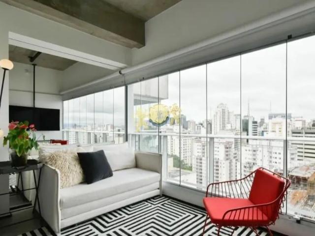 Flat com 1 Quarto para alugar, 35m² Consolação