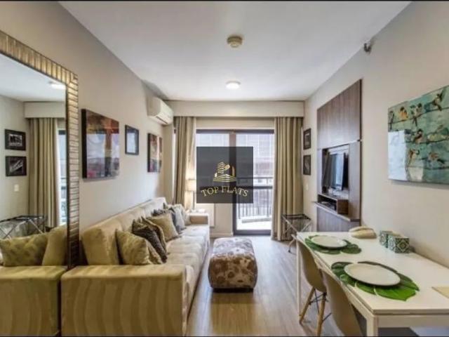 Flat com 1 Quarto para alugar, 35m² Itaim Bibi