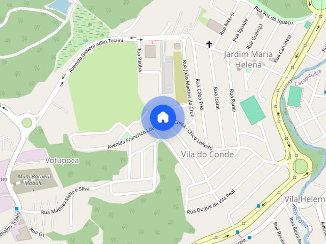 Flat com 1 quarto para alugar na Vila do Conde, Barueri