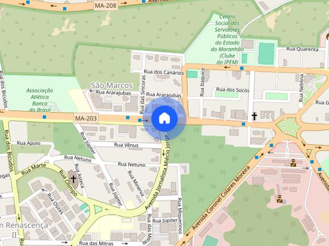Flat com 1 quarto para alugar na Avenida dos Holandeses, Ponta D'Areia, São Luís